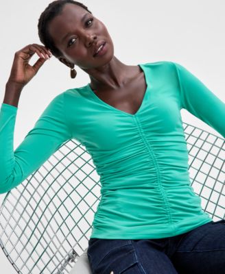 Ruched Tops - Macy's