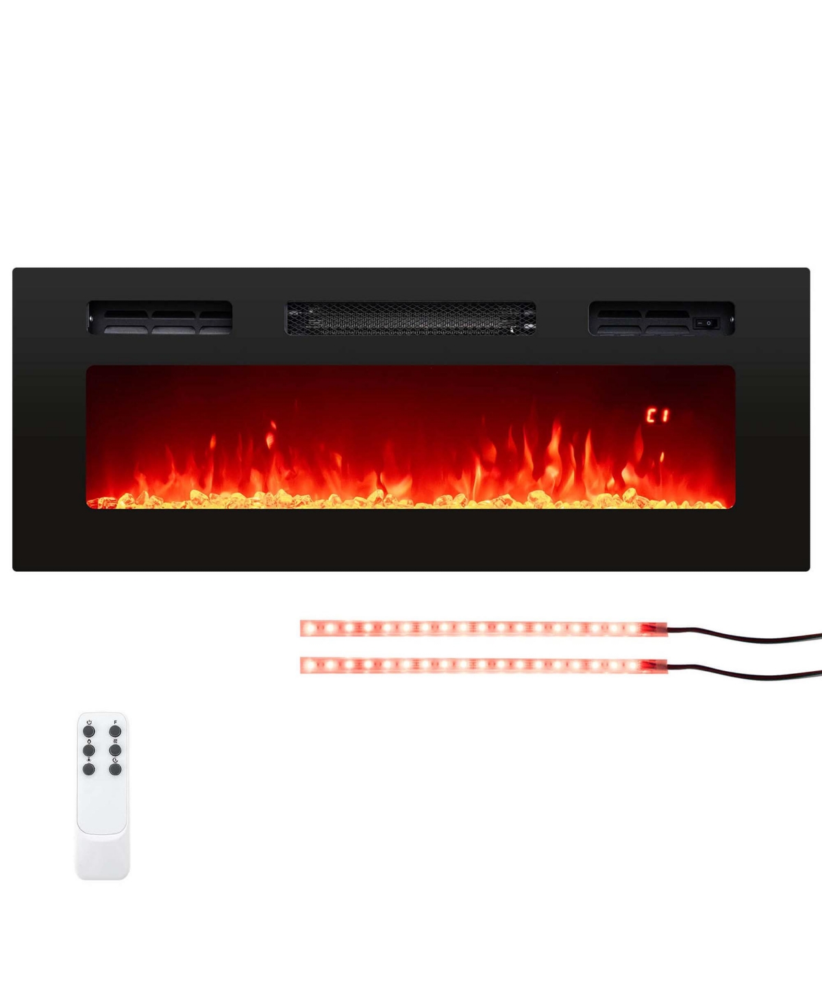 Click here for 36" 5 000 Btu Electric Fireplace with Led Lig... prices
