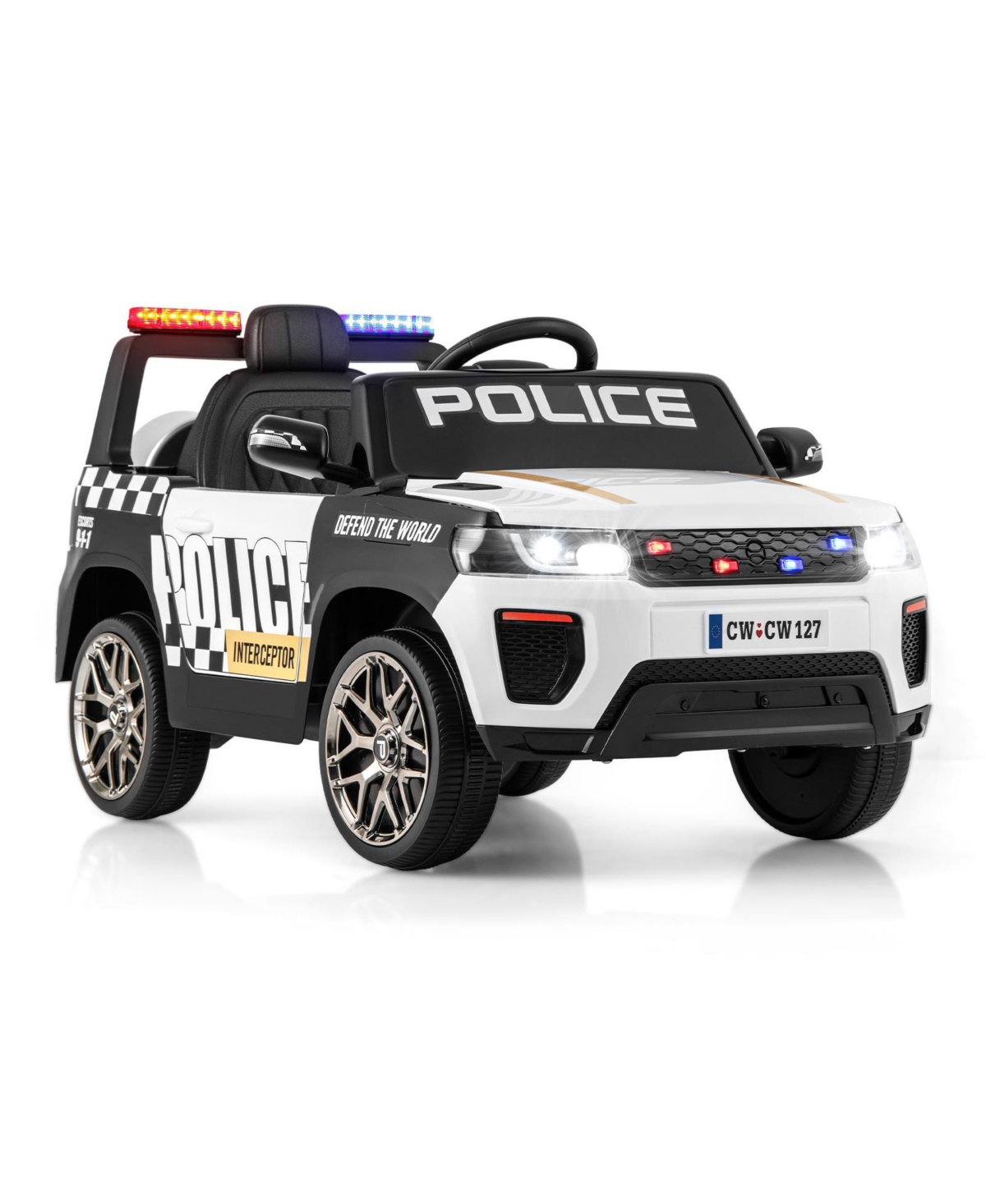 Click here for 12V Kids Ride on Police Car with Remote and Siren... prices