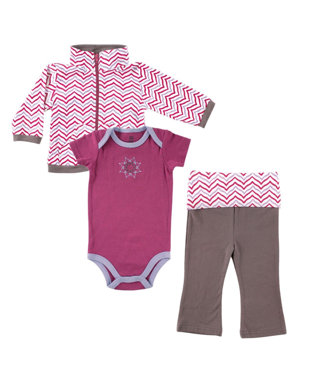 Click here for Yoga Sprout Toddler Girls Cotton Hoodie  Bodysuit... prices