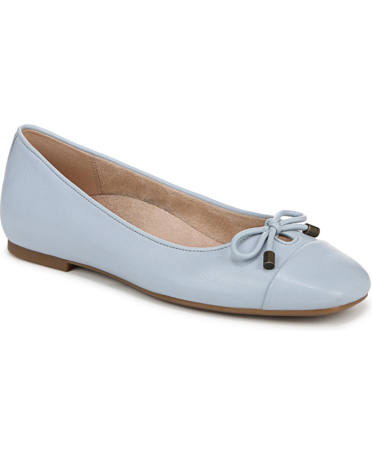 Click here for Vionic Womens Klara Ballet Flats - Blue mist leath... prices