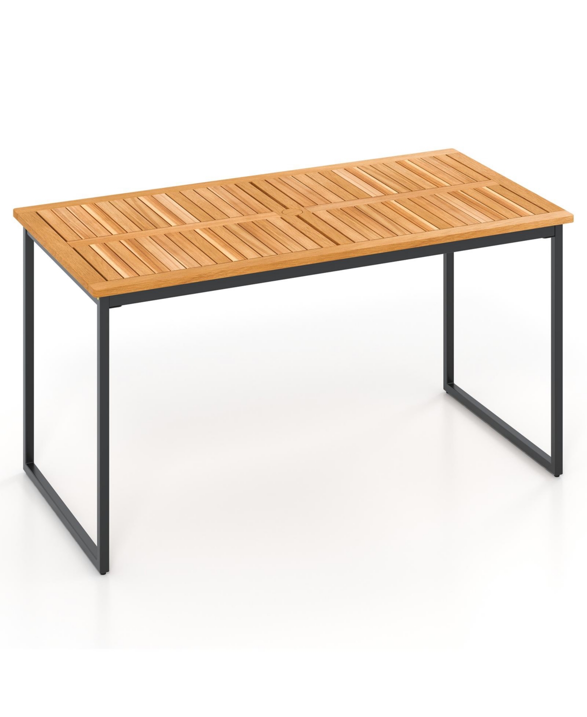 Click here for Acacia Wood Dining Table for 6 People with Slatted... prices