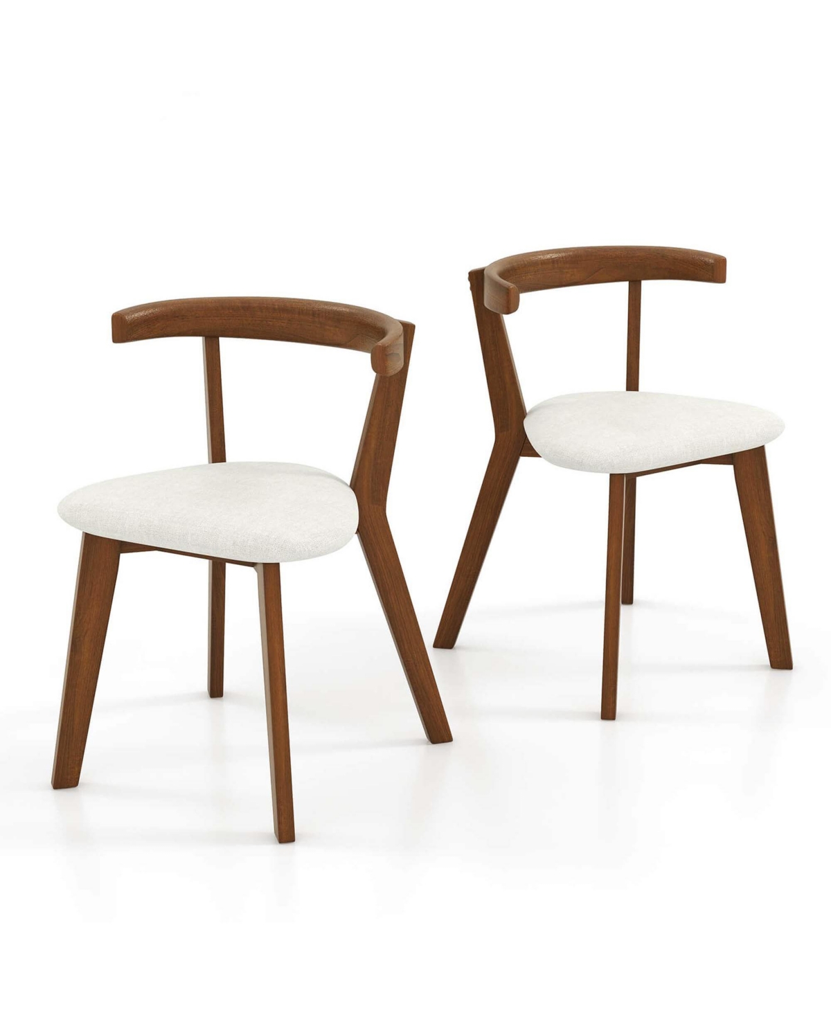 Click here for Space-Saving Wood Upholstered Dining Chair Set of... prices
