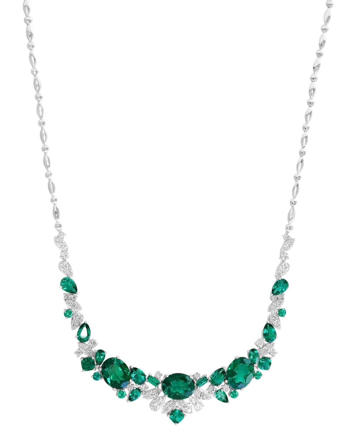 Click here for Effy Lab Grown Emerald (13-5/8 ct. t.w.) & Lab Gro... prices