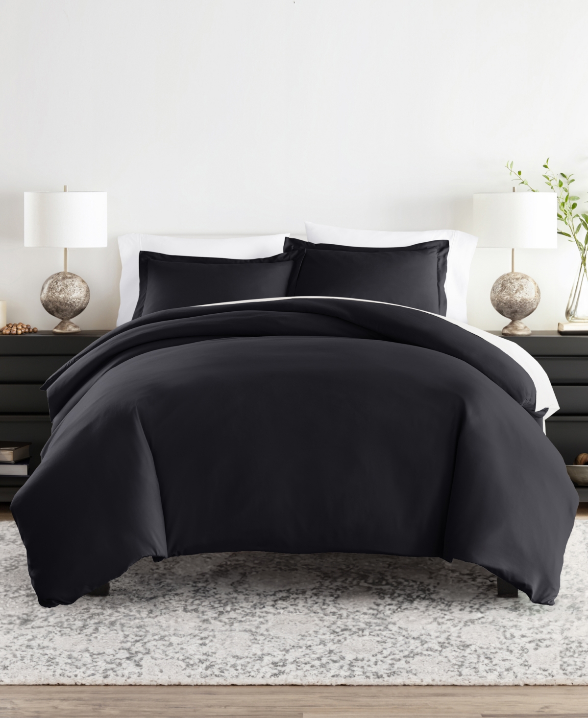 Click here for ienjoy Home Double Brushed Solid Duvet Cover Set... prices