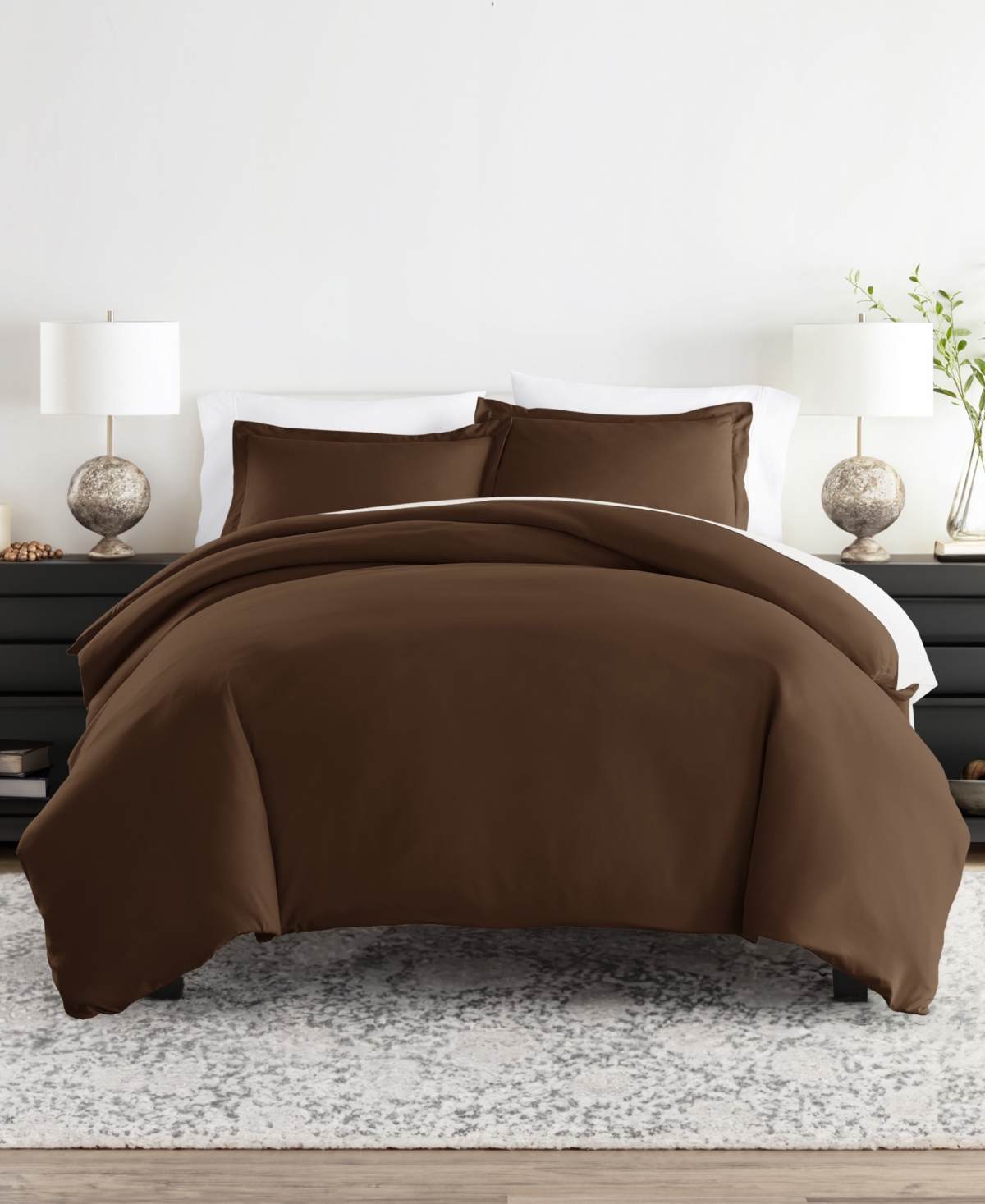 Click here for ienjoy Home Double Brushed Solid Duvet Cover Set... prices