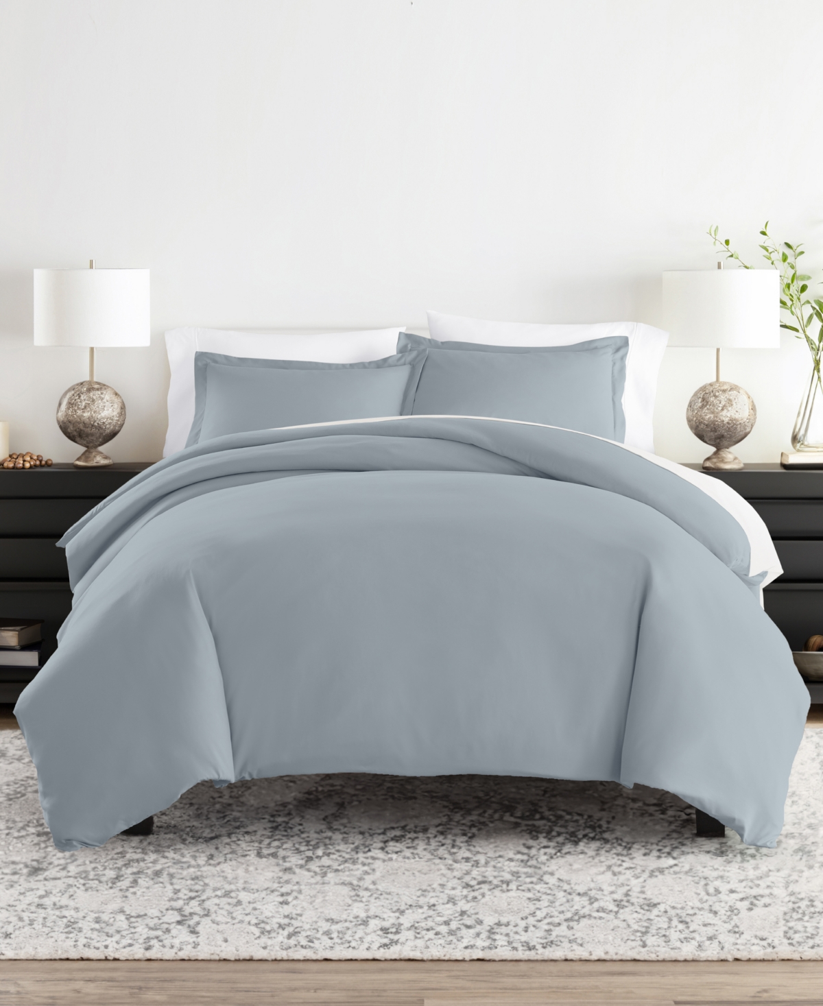Click here for ienjoy Home Double Brushed Solid Duvet Cover Set... prices