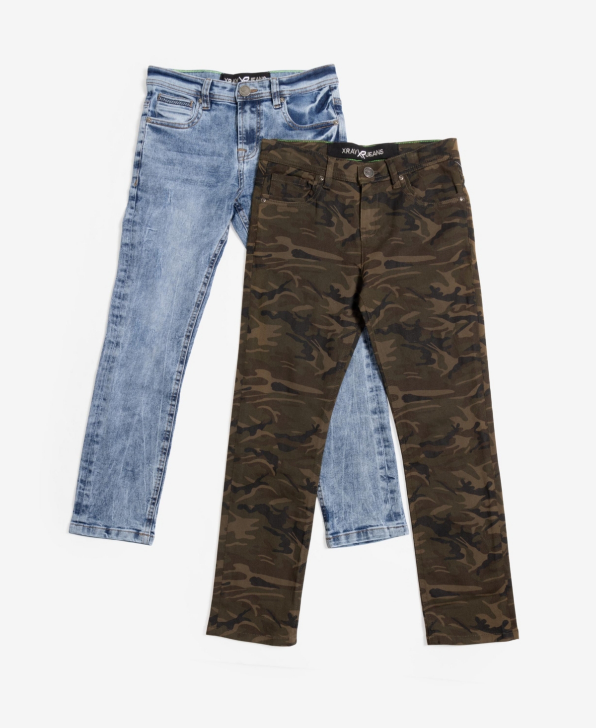 Click here for Big Boys 8-18 Stretch Jeans - 2 Pack - Light blue/... prices