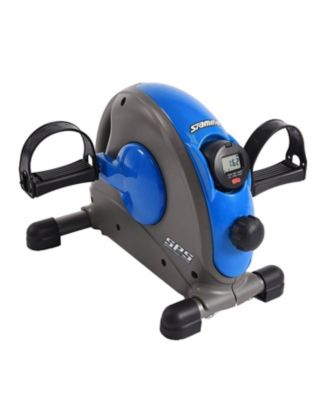 Stamina Compact Adjustable Mini Under Desk Exercise Bike Workout ...