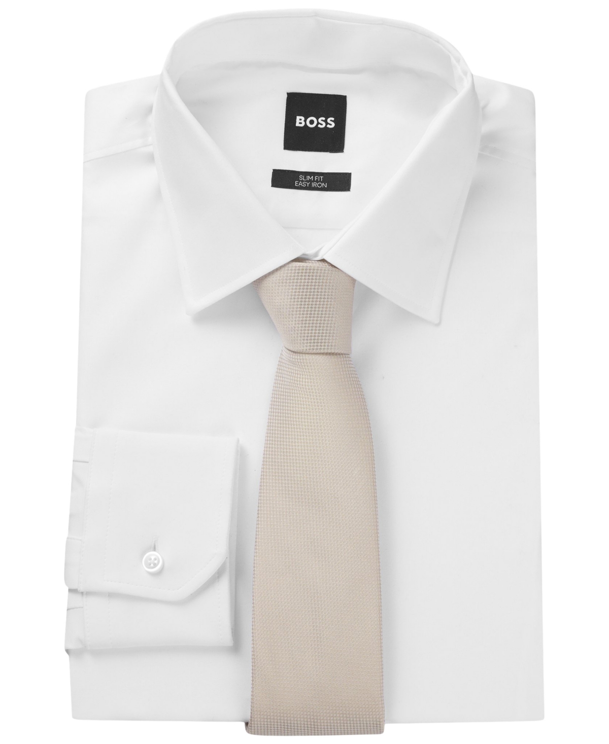 Click here for Boss by Hugo Boss Mens Micro-Pattern Jacquard Silk... prices