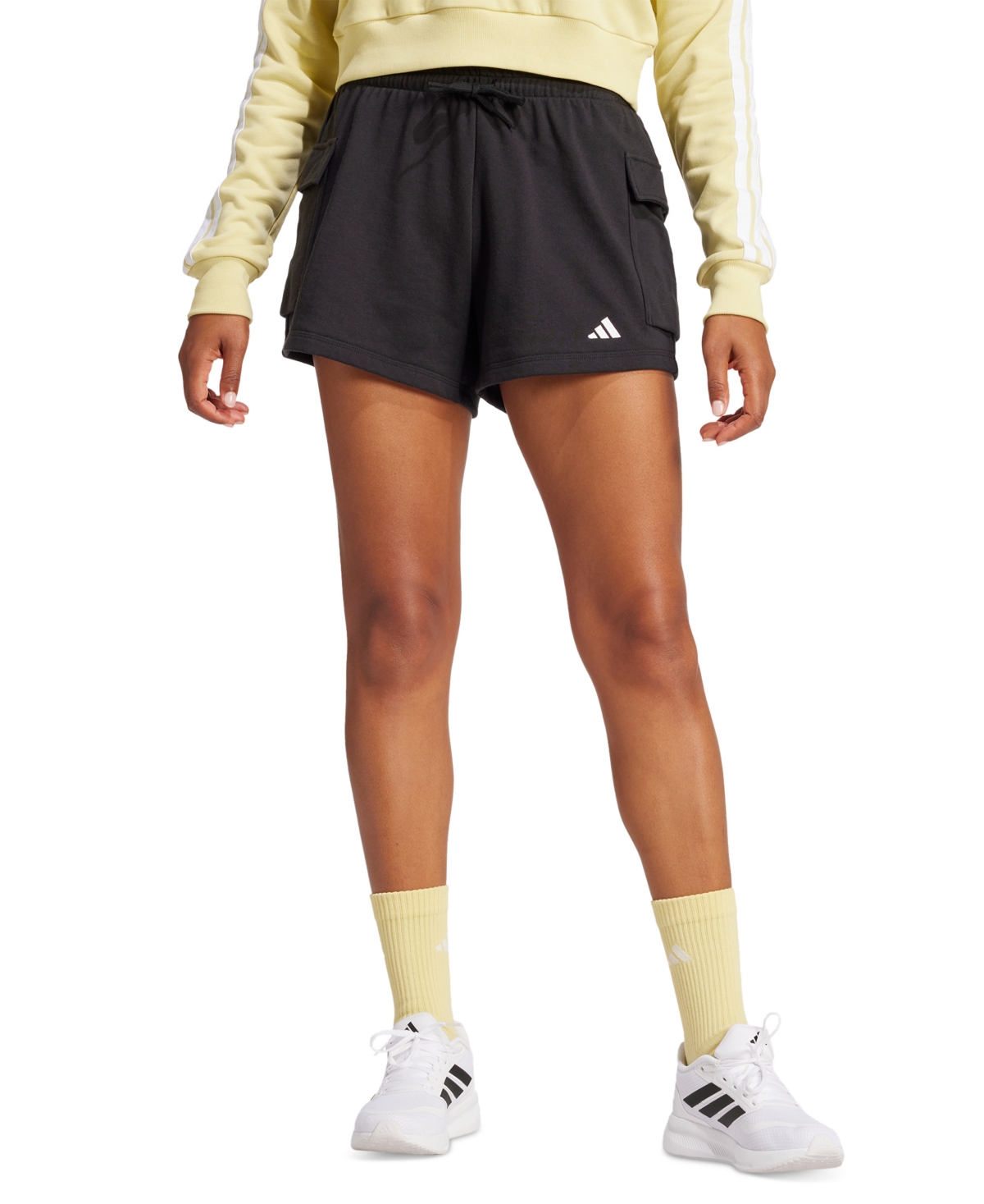 Click here for adidas The Essentials Logo French Terry Cargo Shor... prices