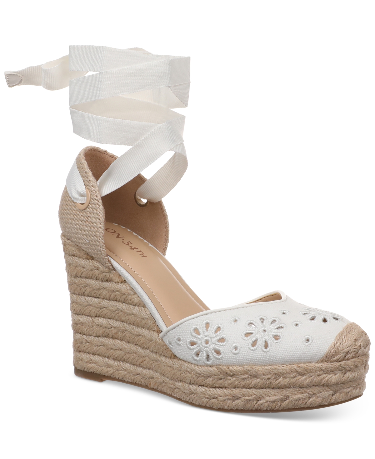 Click here for On 34th Melindaa Espadrille Wedge Sandals  Exclusi... prices