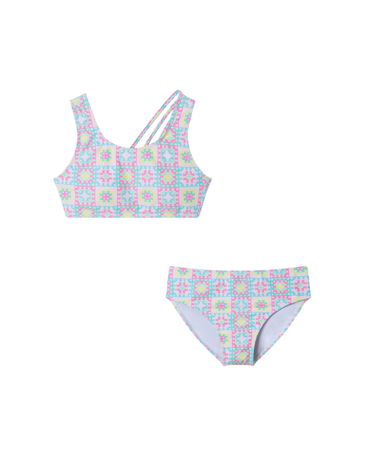 Click here for Toddler/Child Girls Pink Crochet Print Strappy Bac... prices