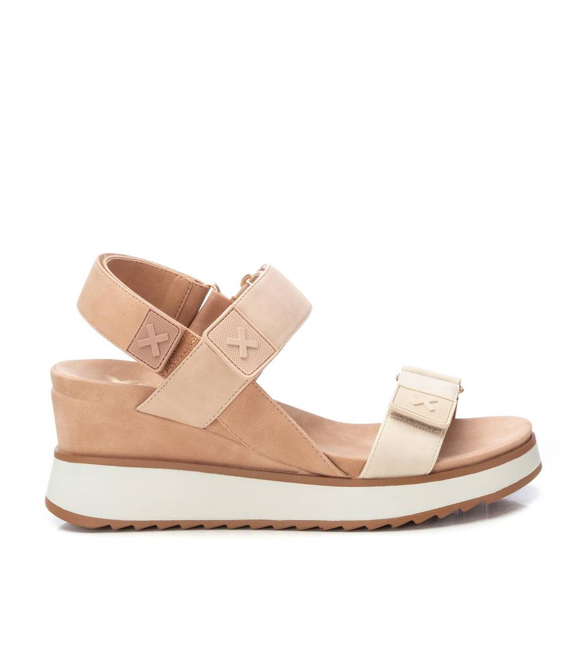 Click here for Womens Wedge Comfort Sandals By Xti - Taupe prices