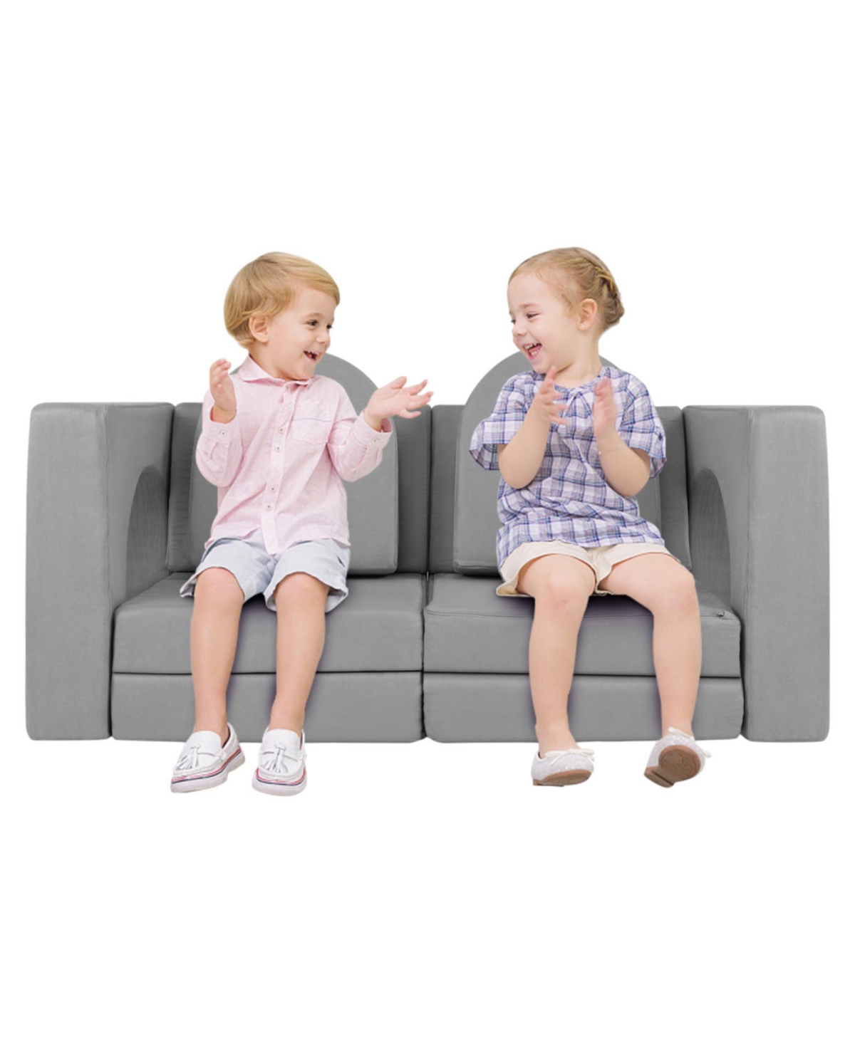 Click here for 8-Piece Modular Kids Play Couch with Comfy Versati... prices