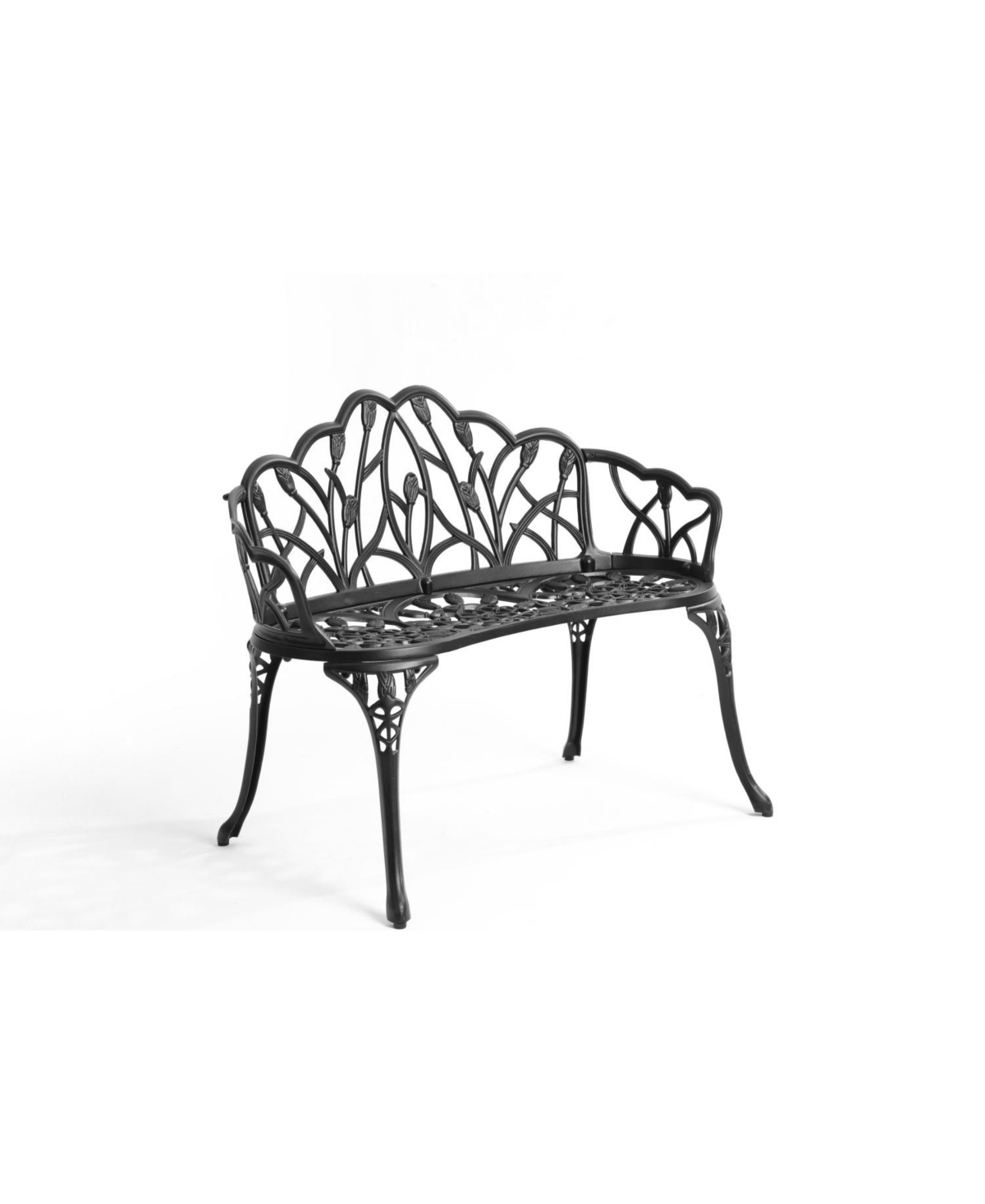 Click here for Streamdale Cast aluminium bench - Black prices