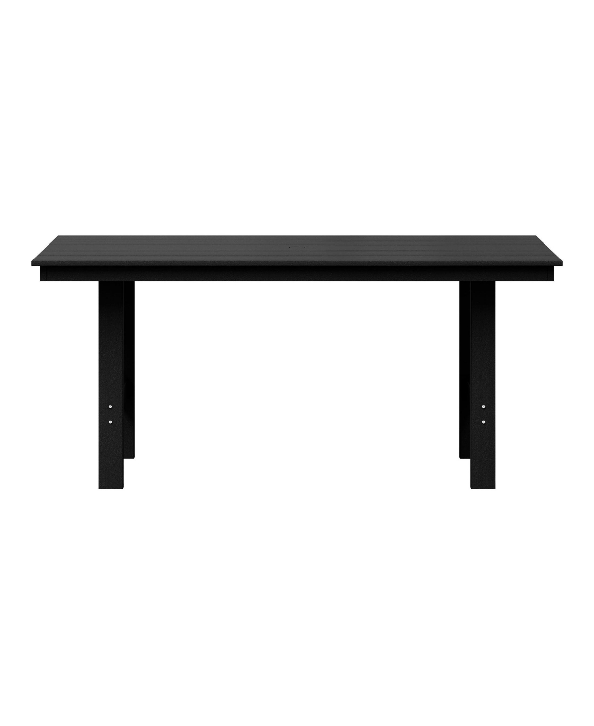 Click here for Outdoor Modern Hdpe 66 Wide Rectangle Patio Dining... prices