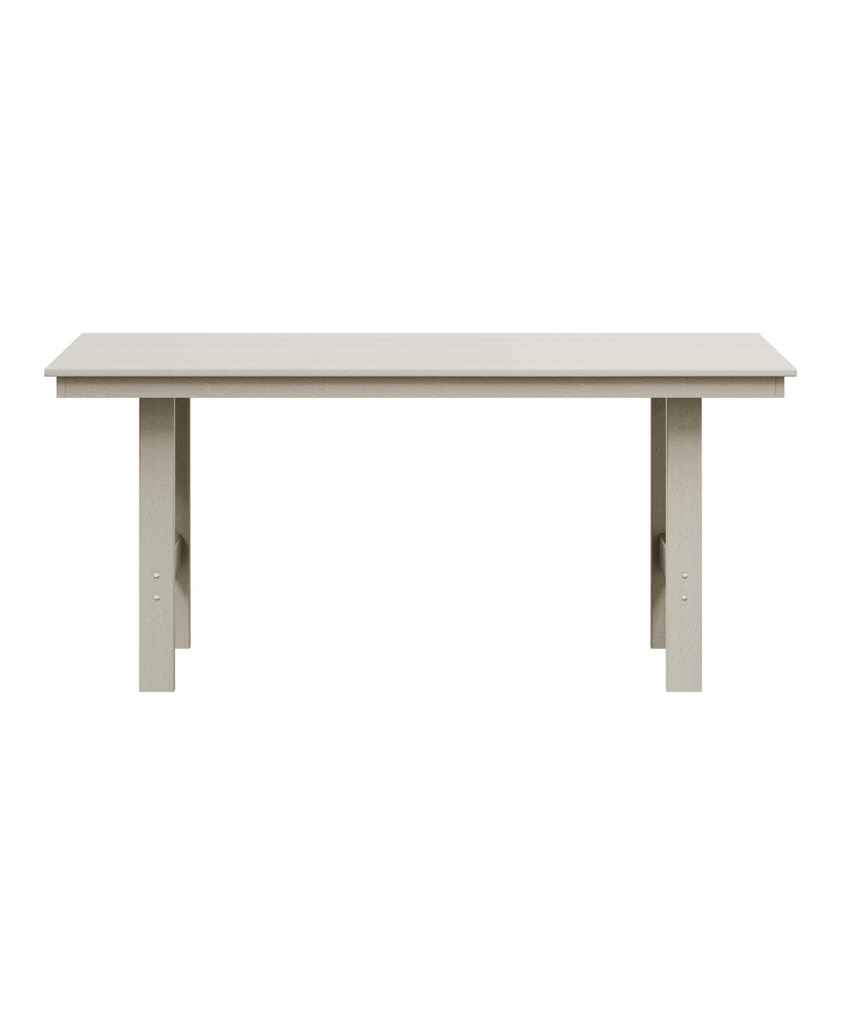 Click here for Outdoor Modern Hdpe 66 Wide Rectangle Patio Dining... prices