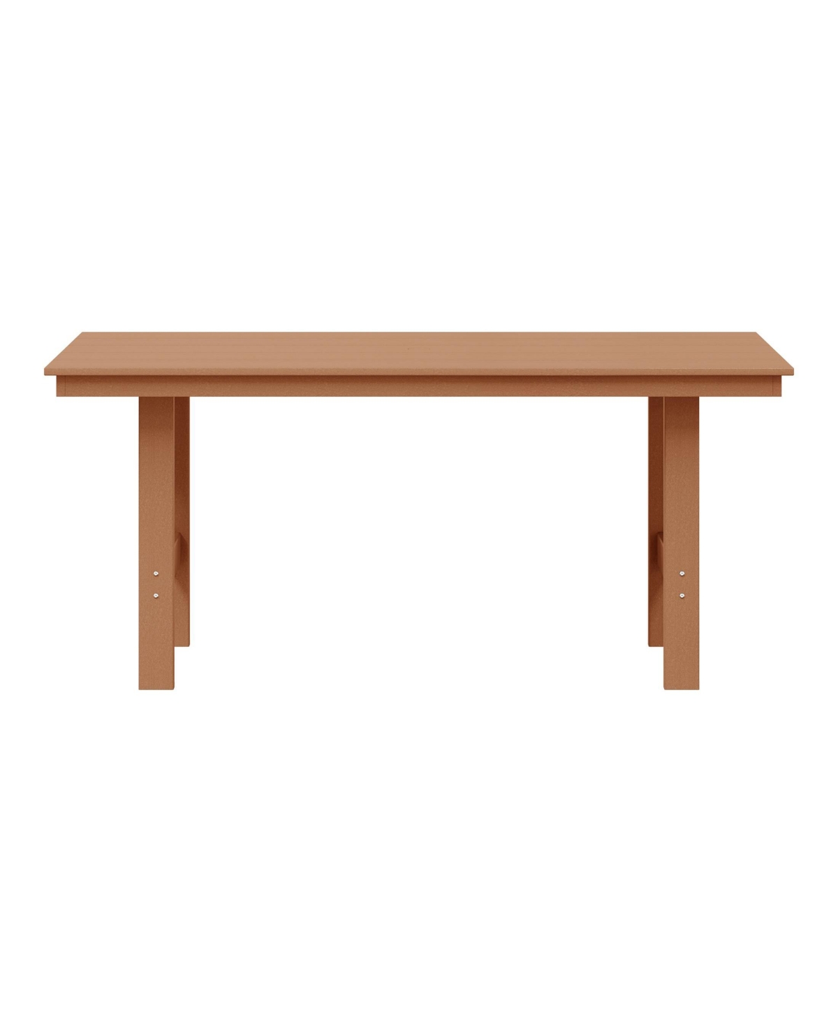 Click here for Outdoor Modern Hdpe 66 Wide Rectangle Patio Dining... prices