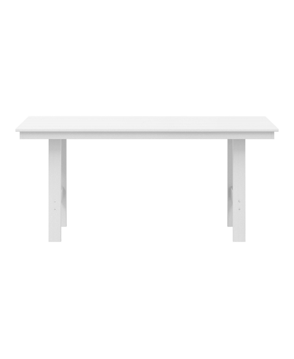 Click here for Outdoor Modern Hdpe 66 Wide Rectangle Patio Dining... prices