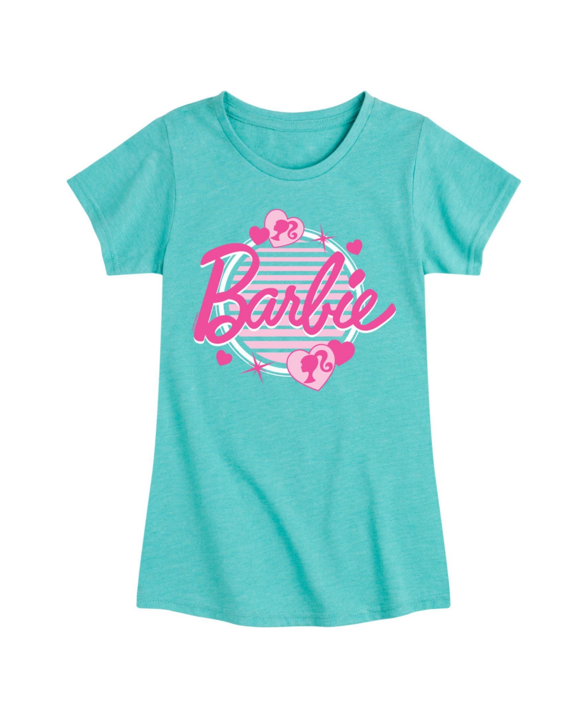 Click here for Barbie Big Girls Logo Hearts Graphic Short Sleeve... prices