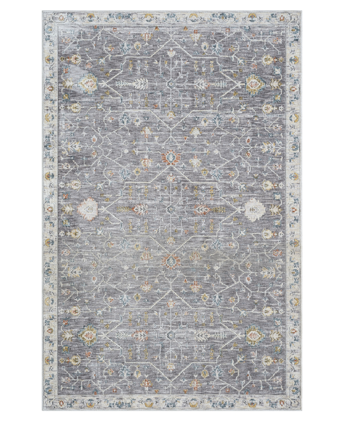 Click here for Lr Home Alexis All-471 2x3 Area Rug - Gray  Ivory prices