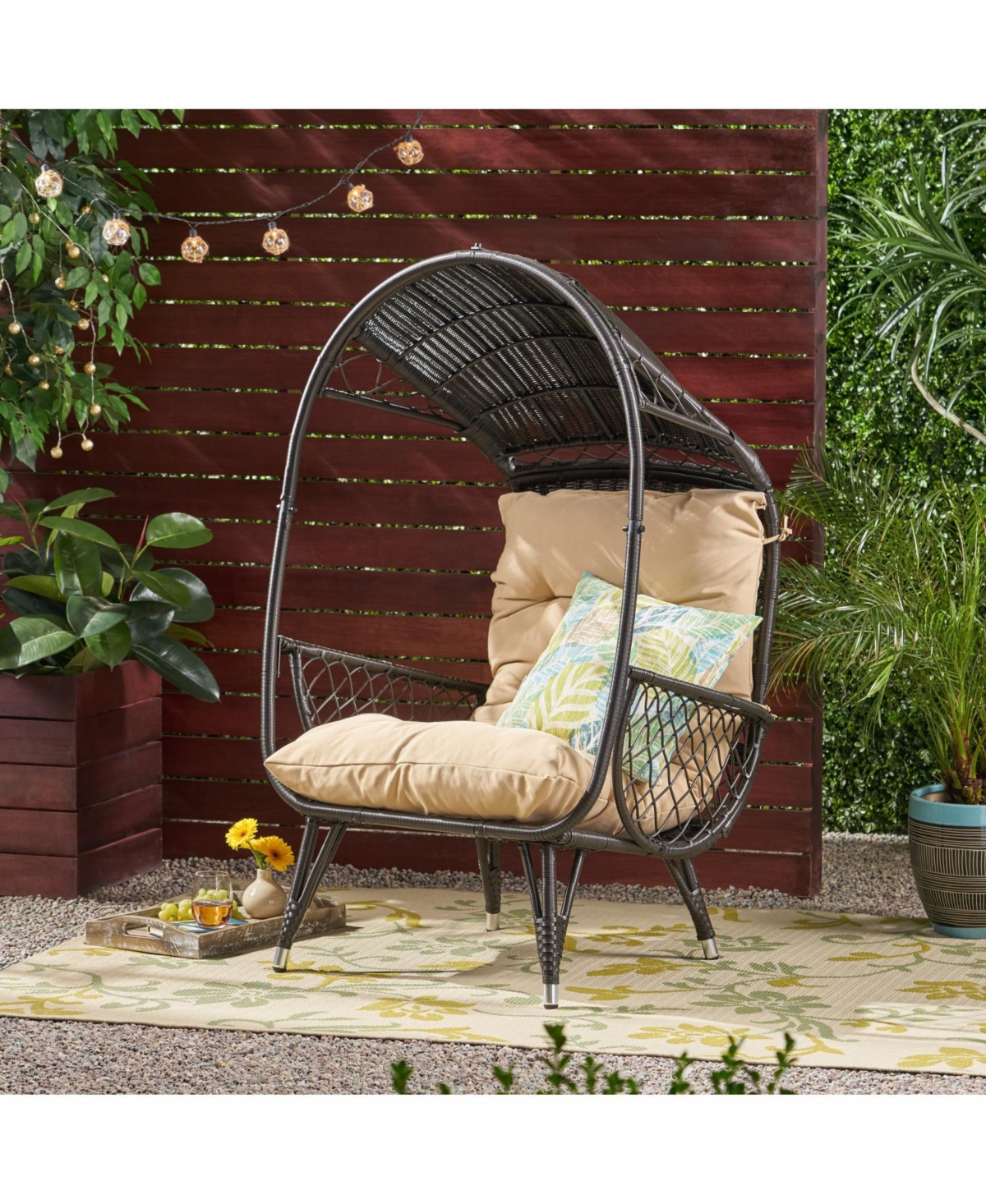 Click here for Streamdale Doris Outdoor Wicker Standing Basket Ch... prices