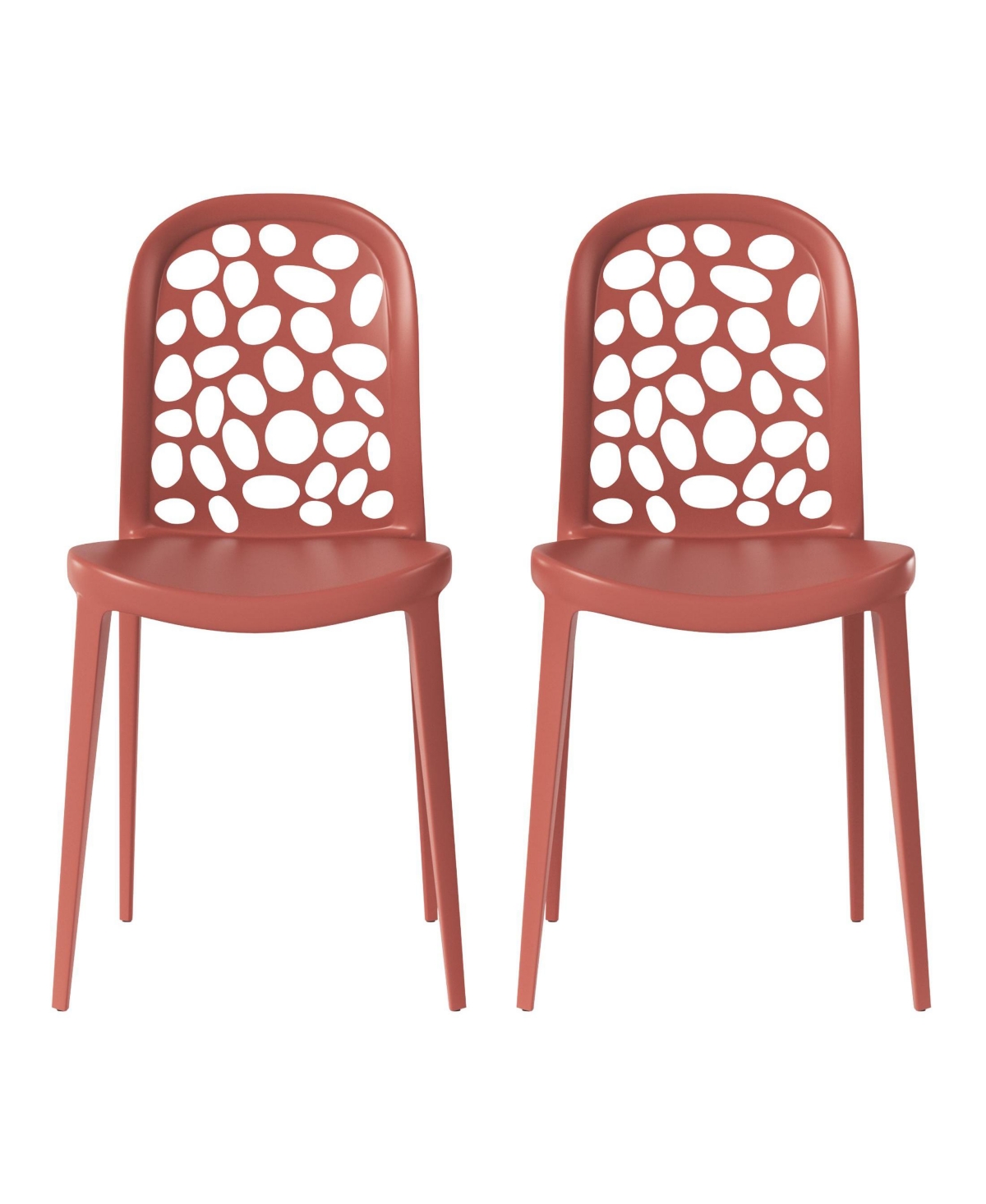 Click here for Outdoor Modern Stackable Patio Dining Chairs (Set... prices