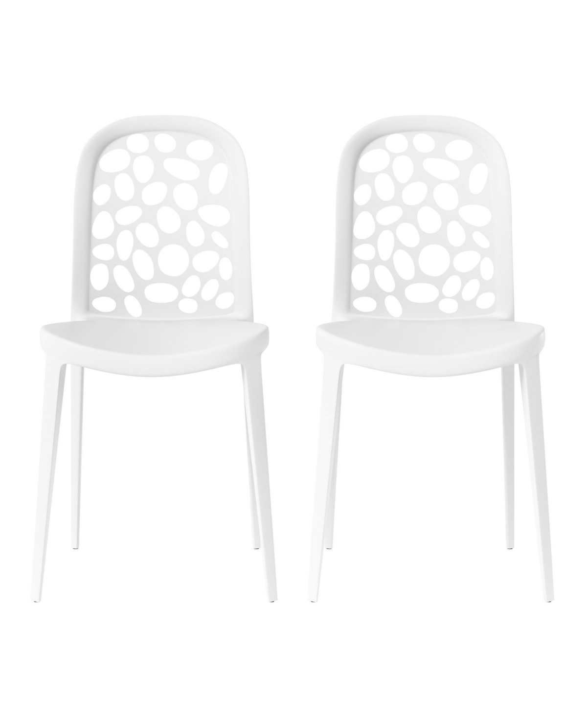 Click here for Outdoor Modern Stackable Patio Dining Chairs (Set... prices