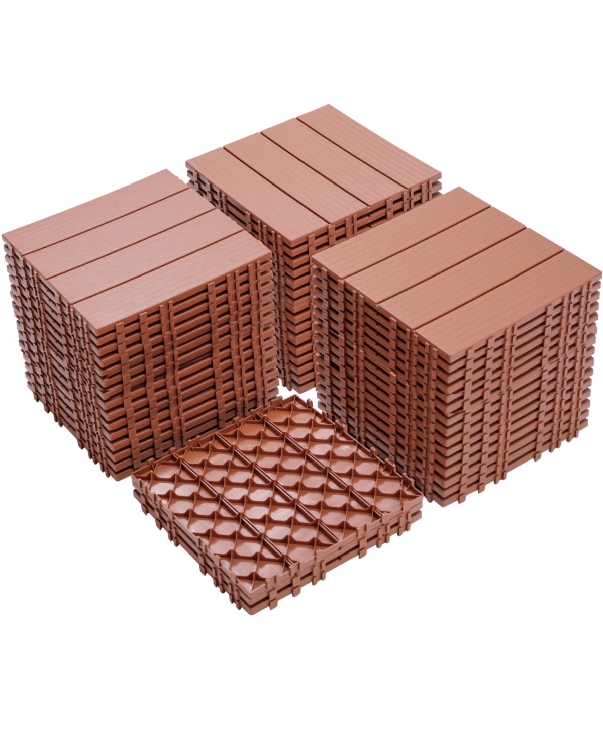 Click here for Plastic Interlocking Deck Tiles  11.8x11.8 (44 Pac... prices
