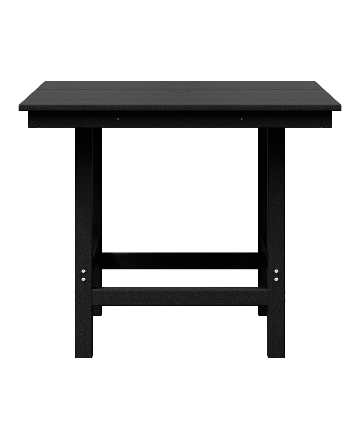 Click here for Outdoor Hdpe 36 Square Patio Dining Table with Umb... prices