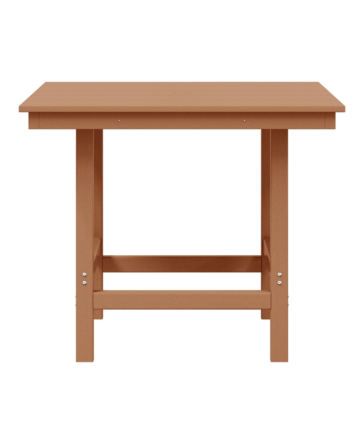 Click here for Outdoor Hdpe 36 Square Patio Dining Table with Umb... prices