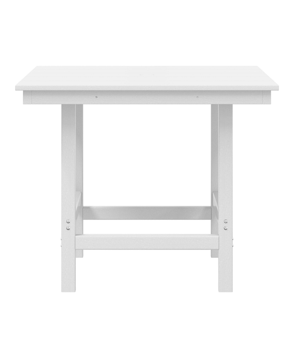 Click here for Outdoor Hdpe 36 Square Patio Dining Table with Umb... prices