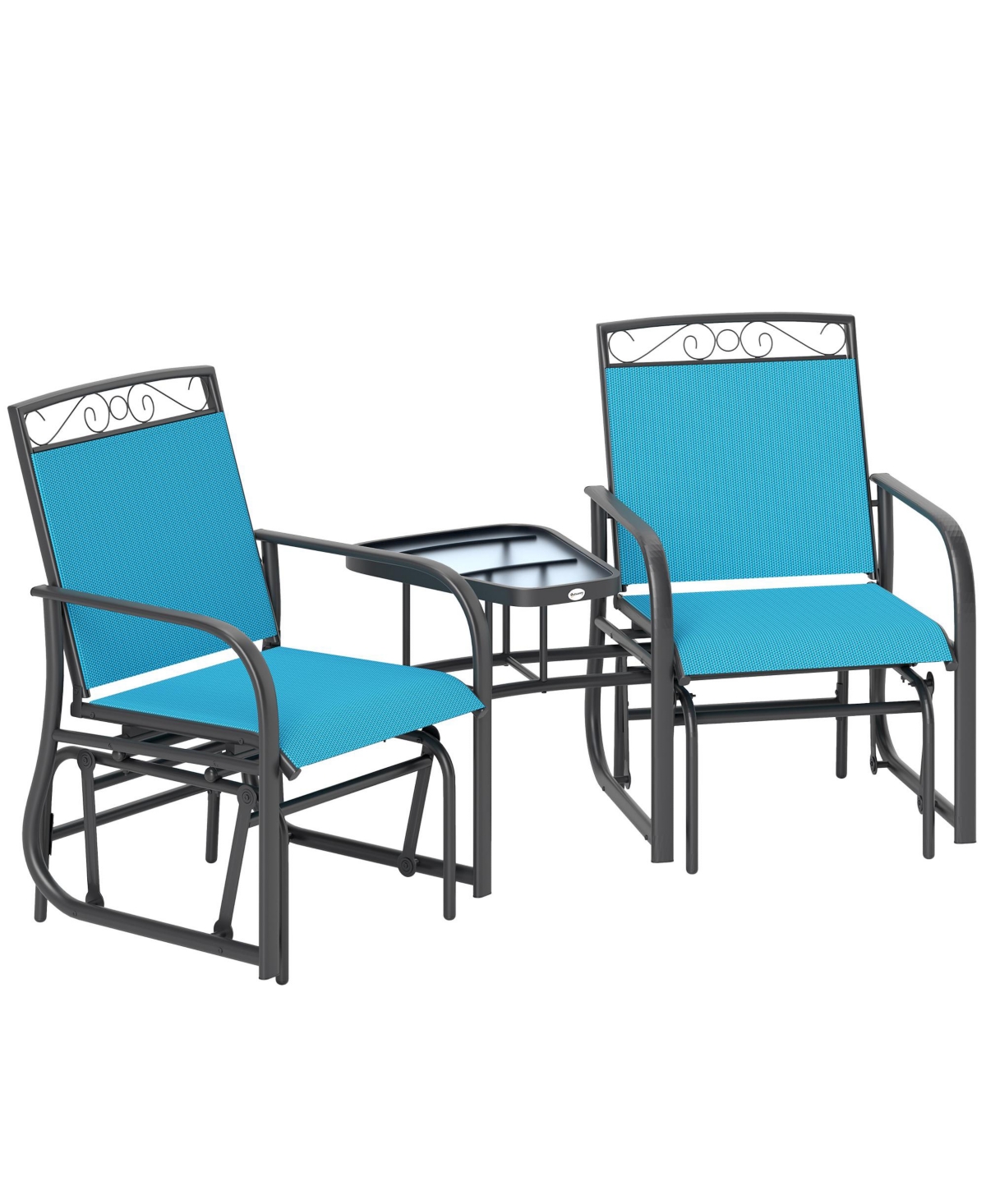 Click here for Outsunny 2-Person Outdoor Glider Chair with Table... prices