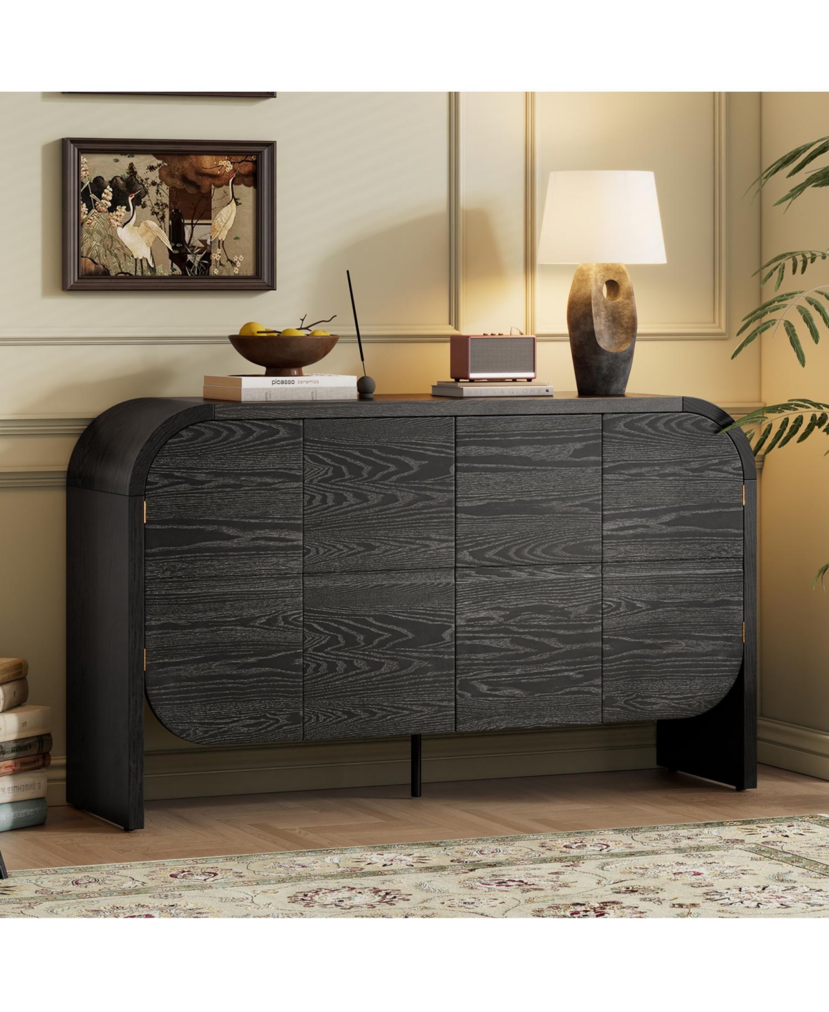Click here for Streamdale 4-Door Sideboard with Rounded Corners -... prices