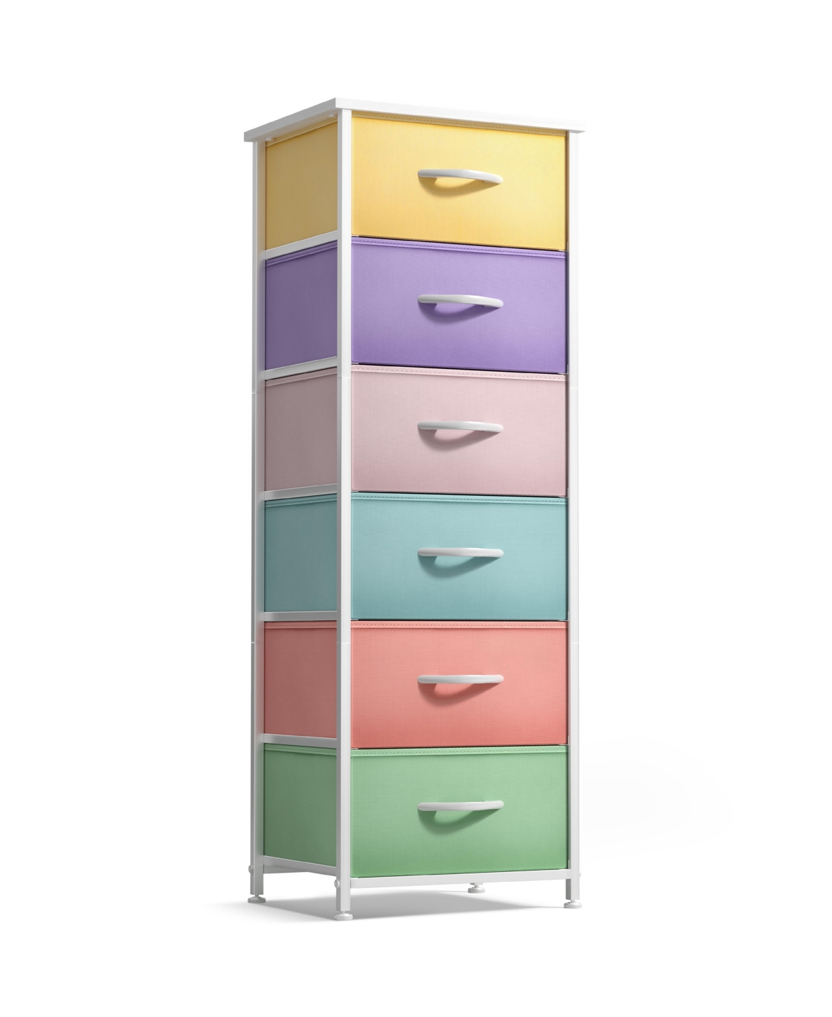 Click here for Sorbus Narrow 6 Drawers Nightstand with Steel Fram... prices