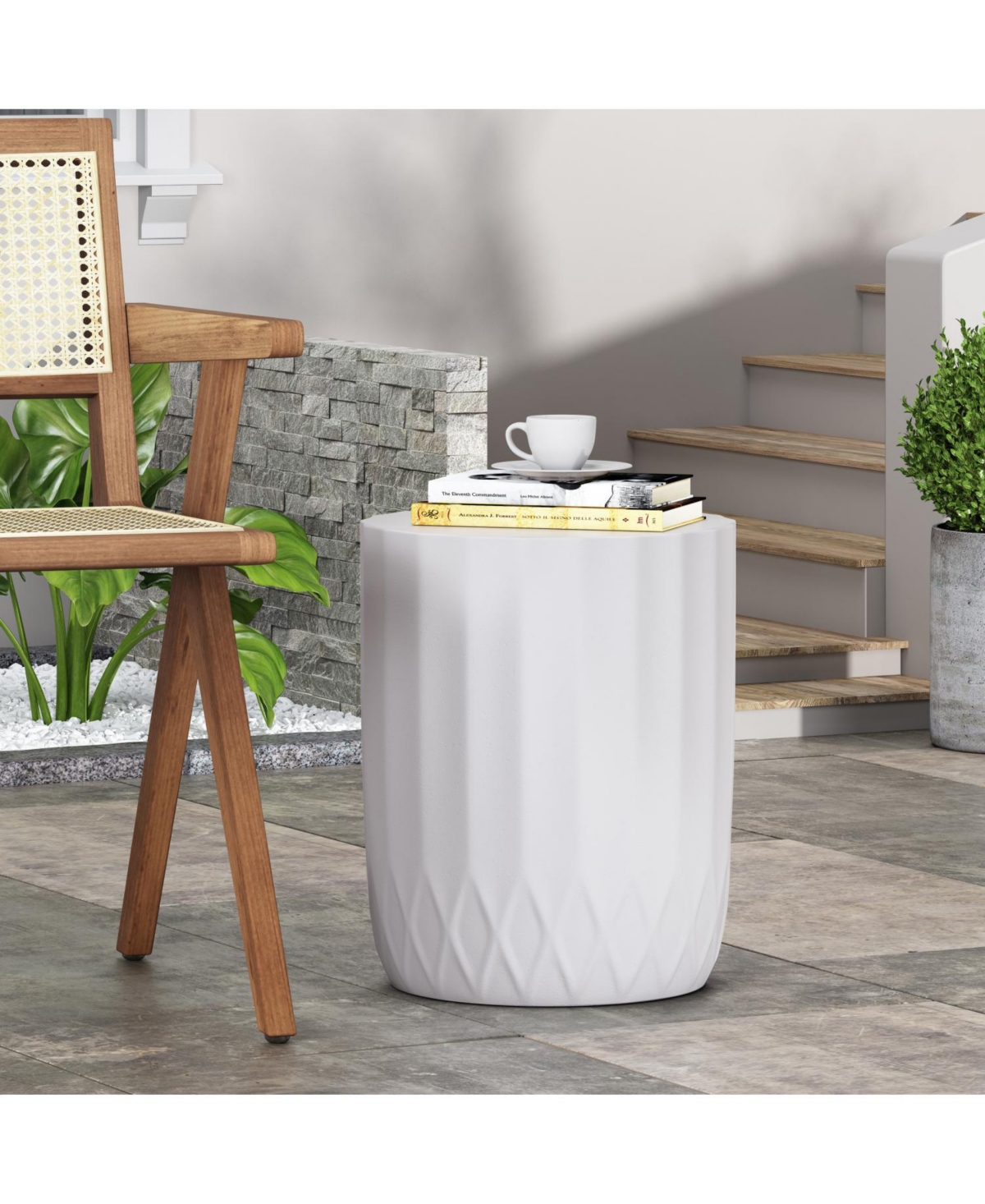 Click here for Streamdale Lightweight Concrete Modern End Table w... prices