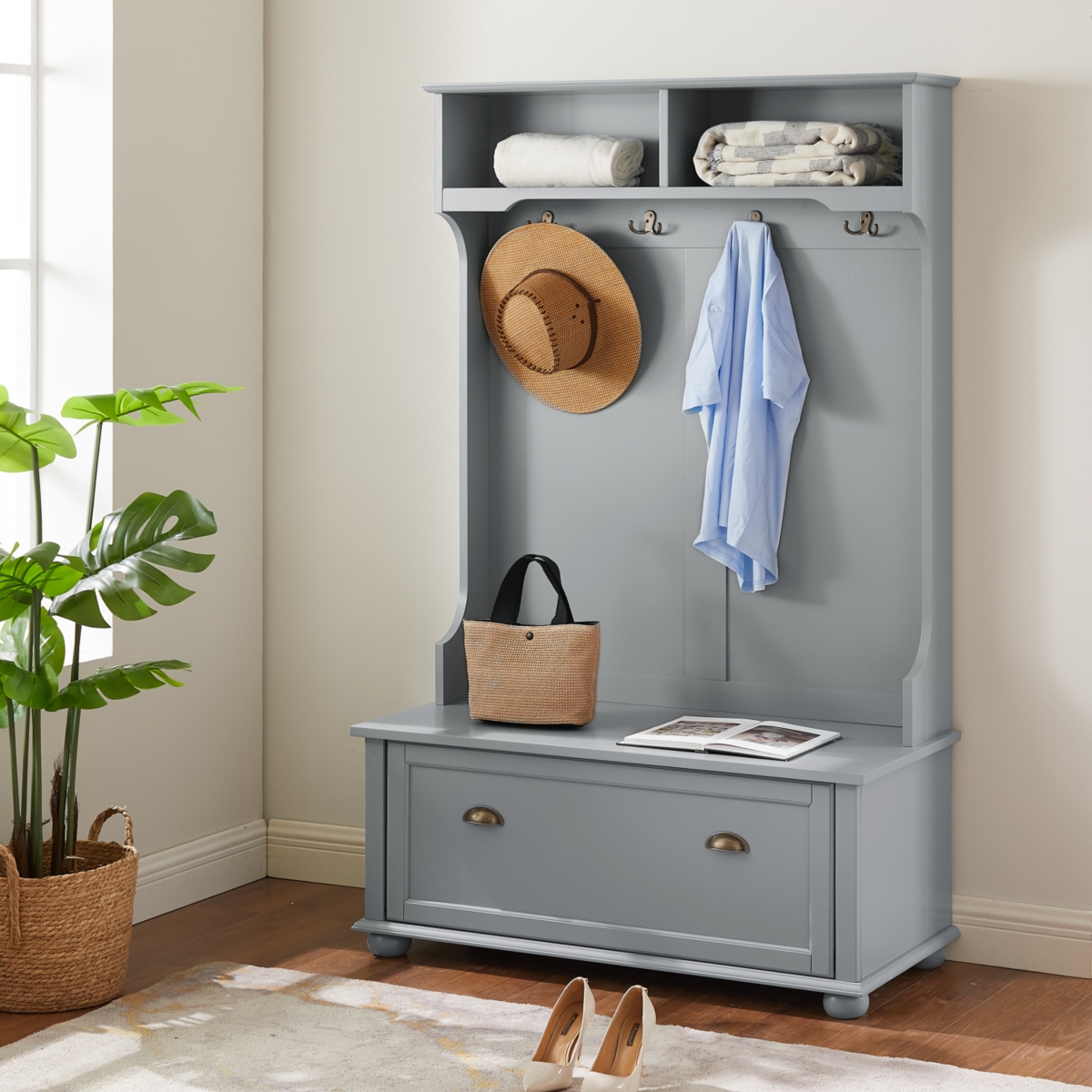 Click here for Streamdale Modern Hall Tree with Storage Bench & H... prices