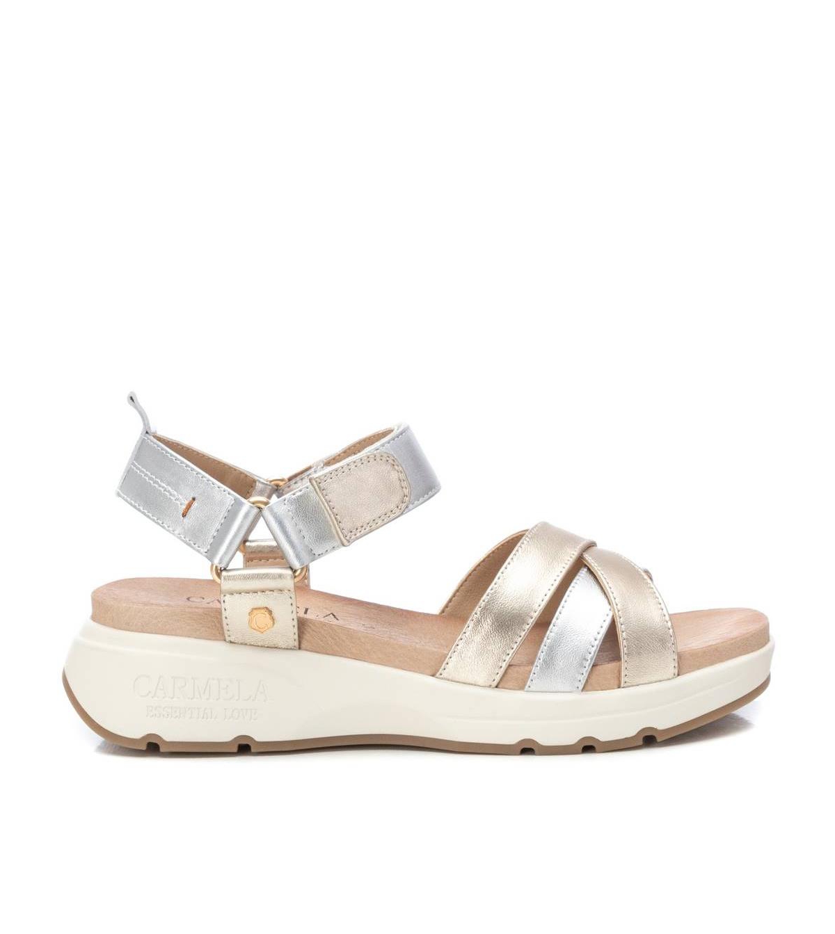 Click here for Carmela Leather Womens Casual Sandals by Xti - Gol... prices