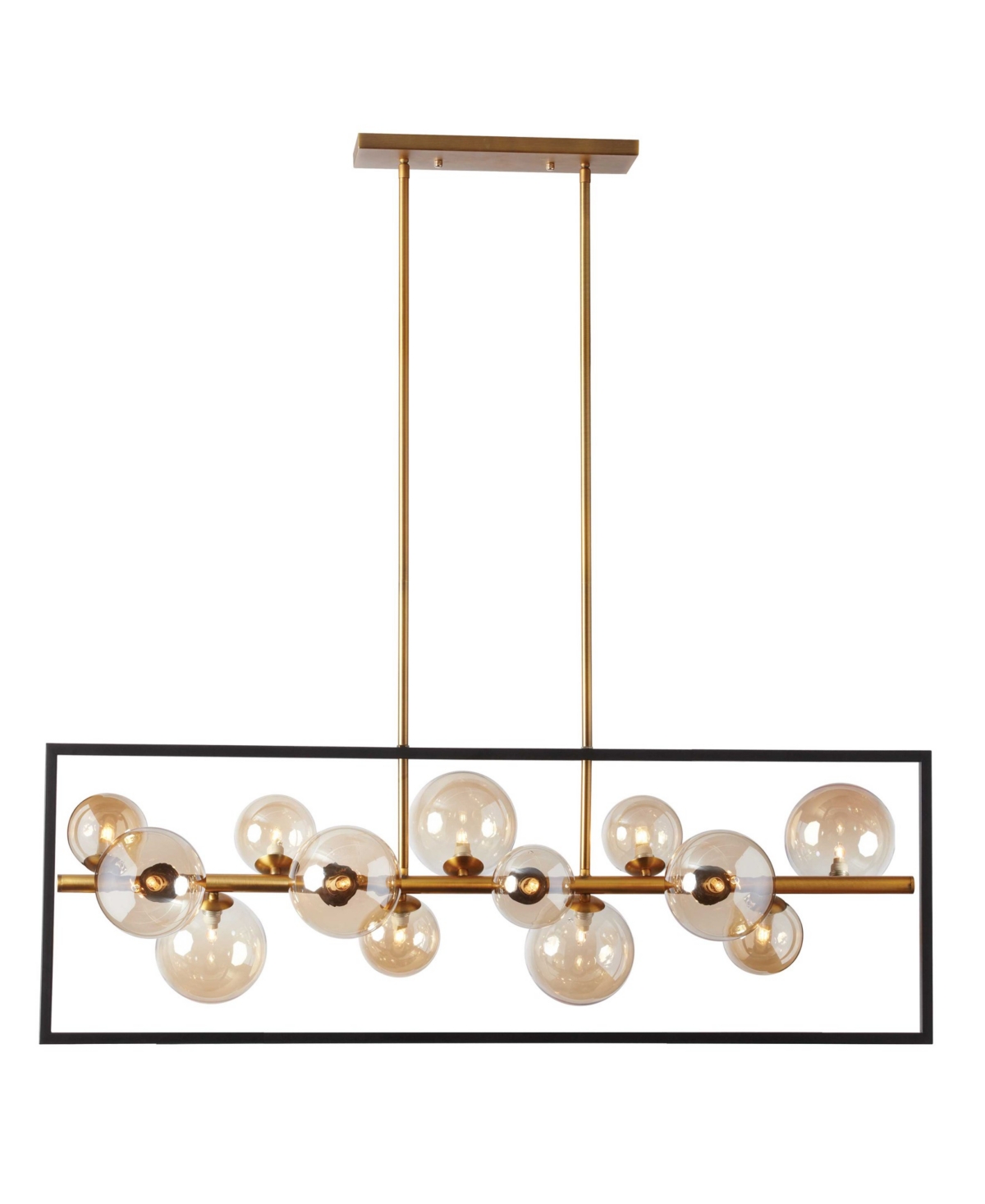 Click here for Dainolite 14 Metal Glasgow 13 Light Pendant - Vint... prices
