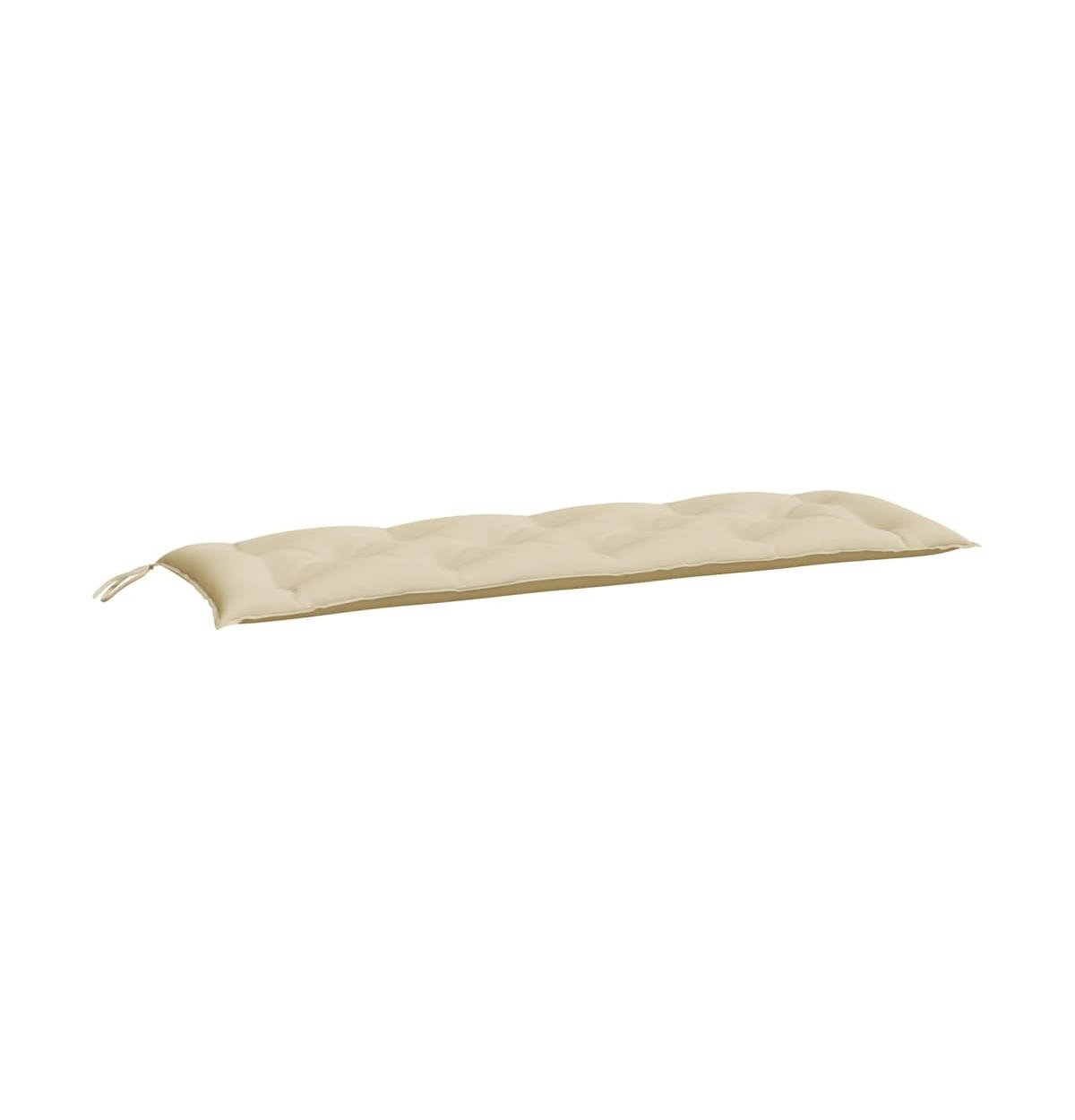 Click here for Garden Bench Cushion Beige 59.1x19.7x2.8 Oxford Fa... prices