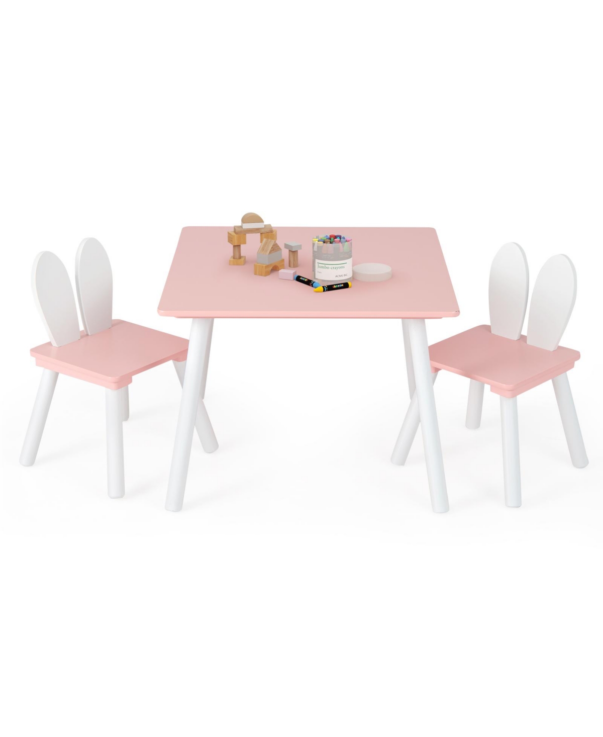 Click here for 3 Pieces Kids Table and Chairs Set for Arts Crafts... prices