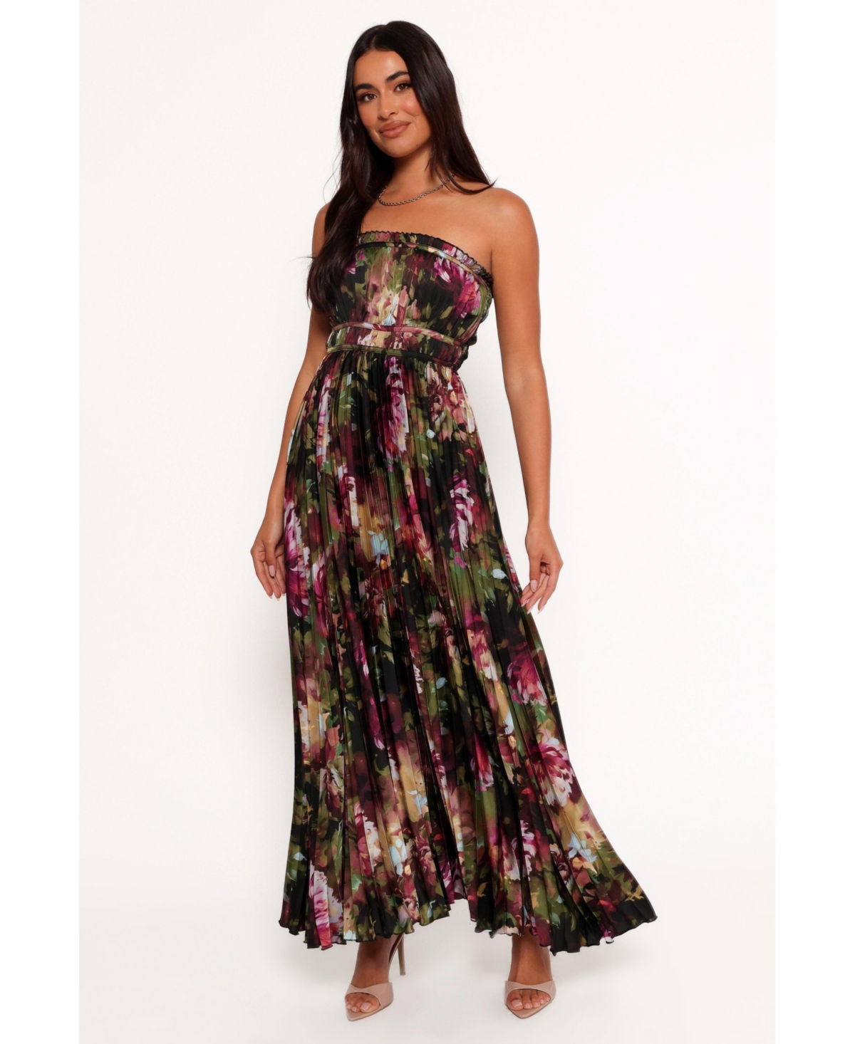 Click here for Petal and Pup Womens Angelique Strapless Maxi Dres... prices