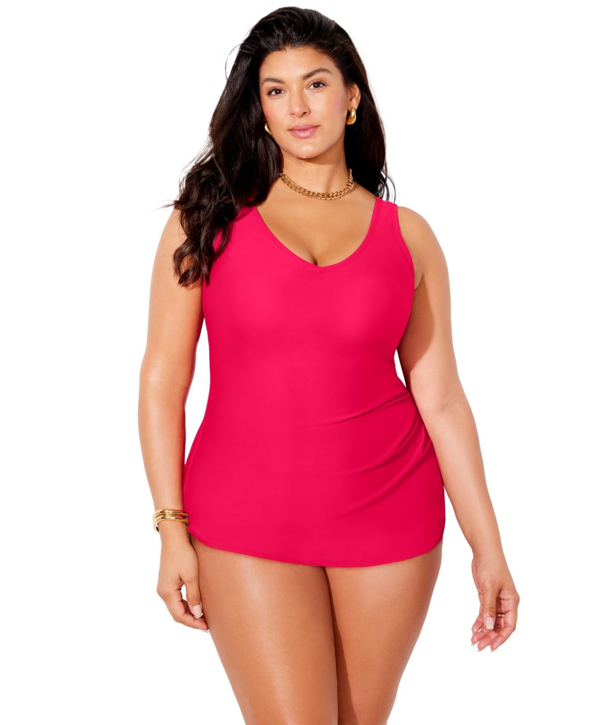 Click here for Swimsuits for All Womens Sarong Front One Piece Sw... prices