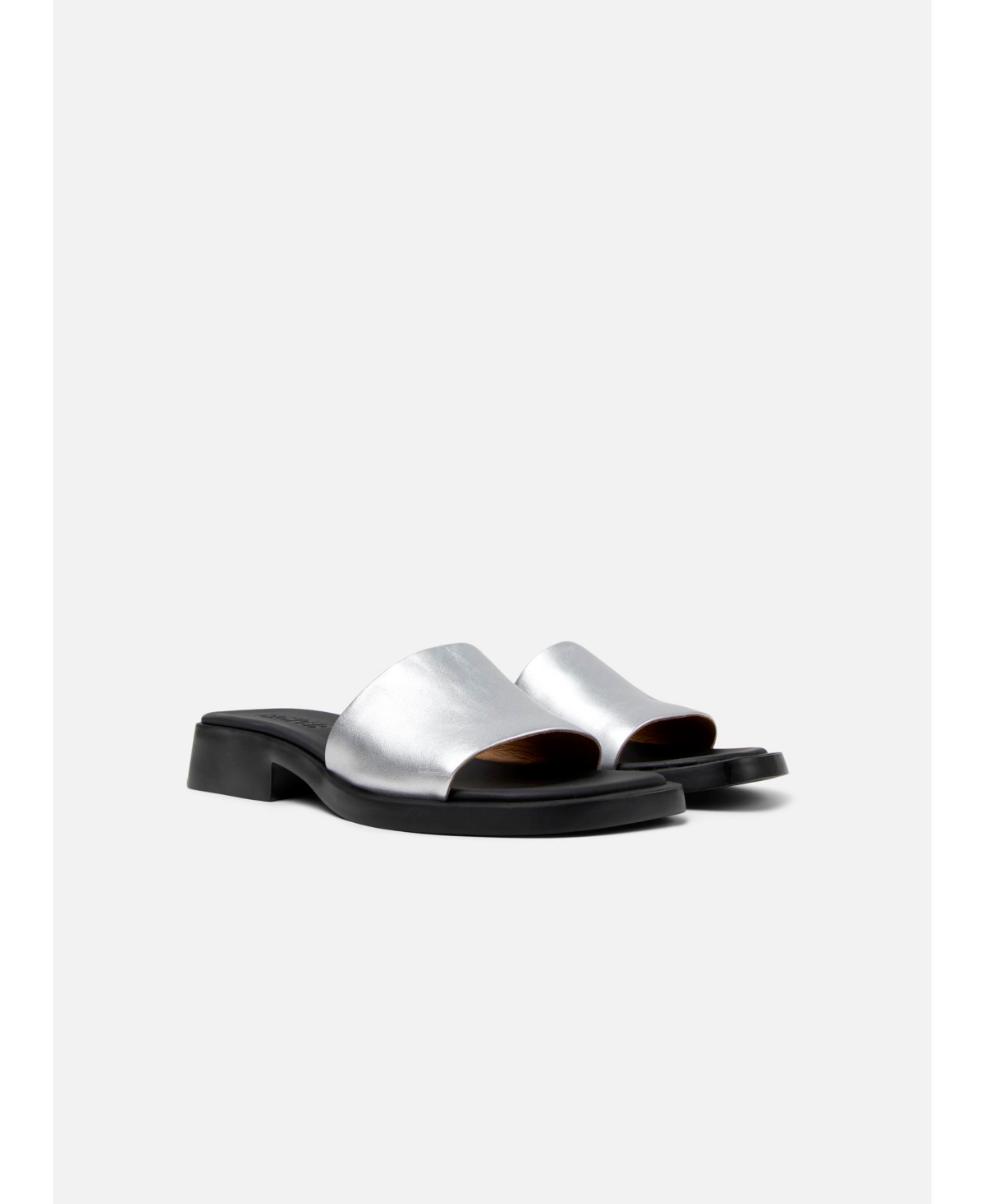 Click here for Camper Dana Leather Sandals - Grey prices