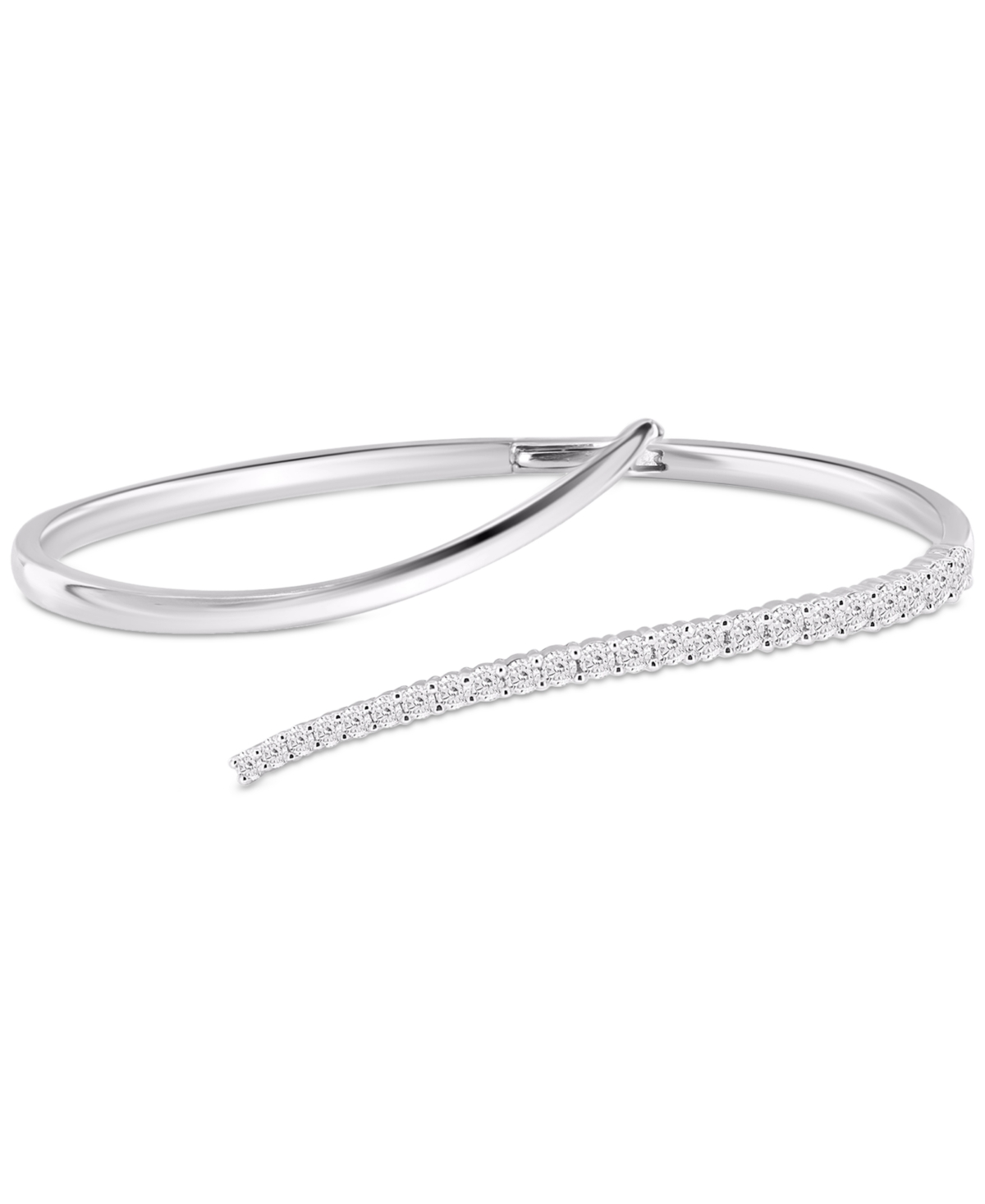 Click here for Diamond Open Bangle Bracelet (1-1/2 ct. t.w.) in 1... prices