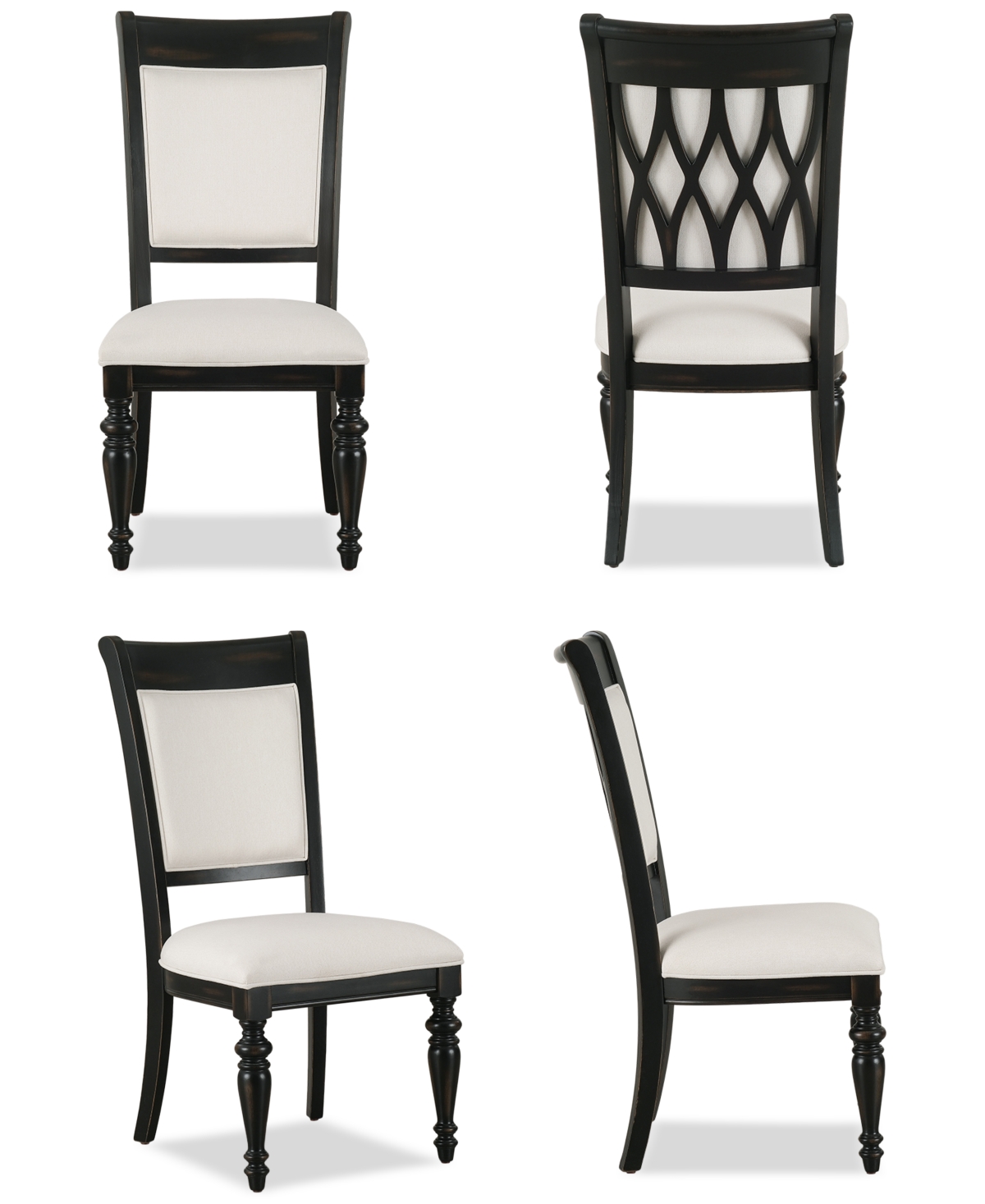 Click here for Daria 4-Pc. Upholstered Back Side Chair Set  Creat... prices