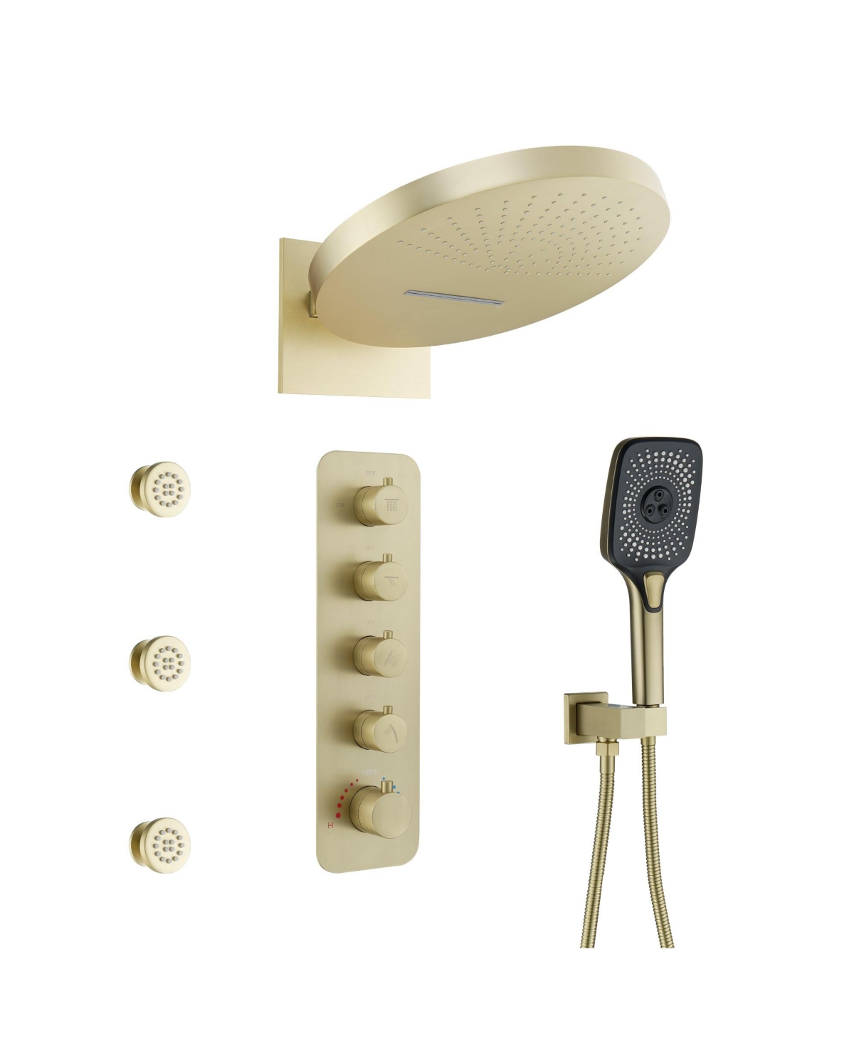 Click here for 3-Function Wall Mounted 16 Thermostatic Shower Sys... prices