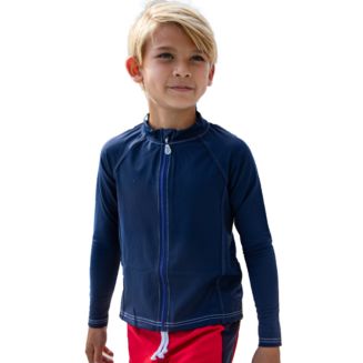 NoNetz Boys & Girls Long Sleeve No-Rash Rash Guards With Skin Safe ...