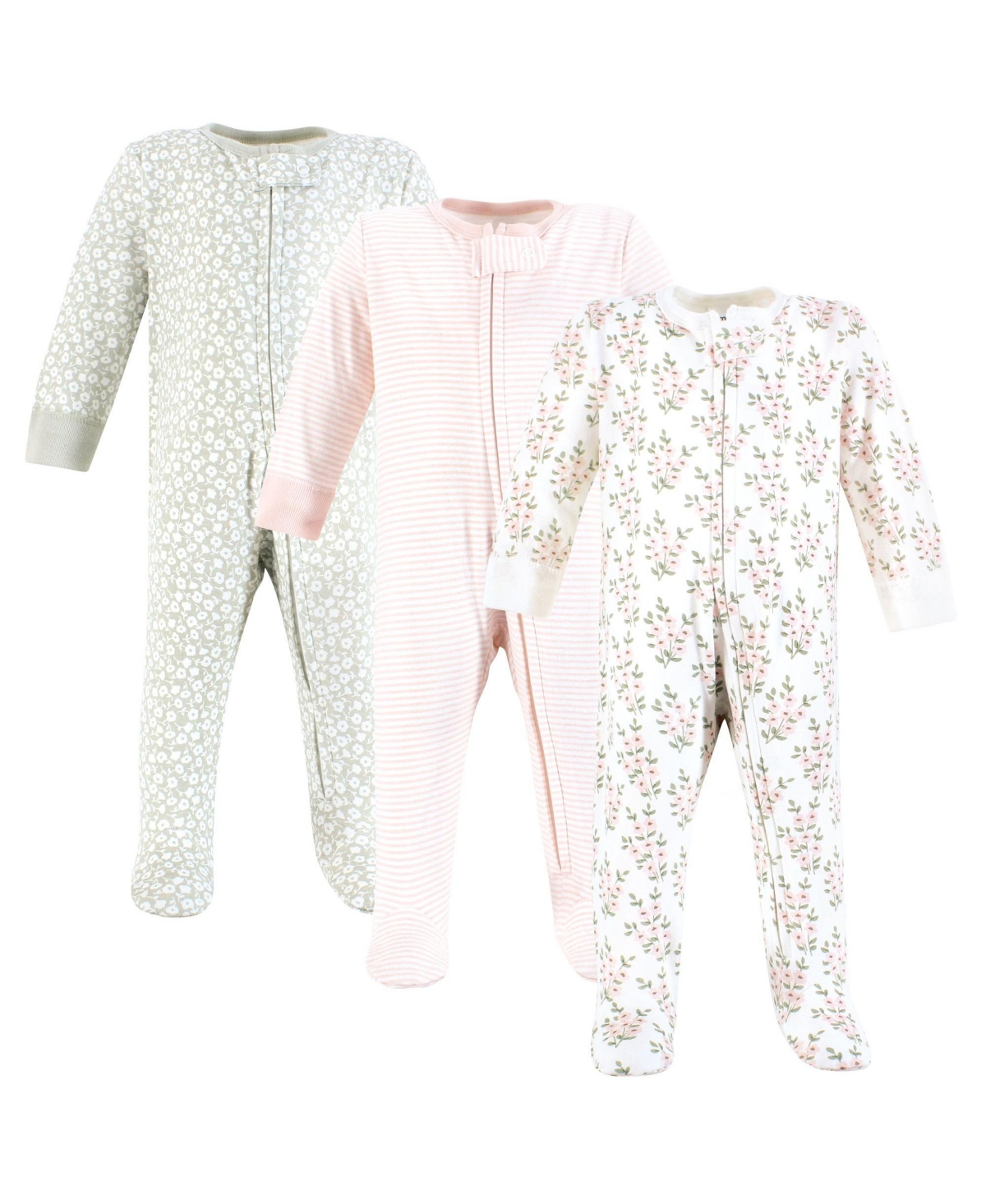 Click here for Hudson Baby Baby Girls Hudson Cotton Preemie Sleep... prices